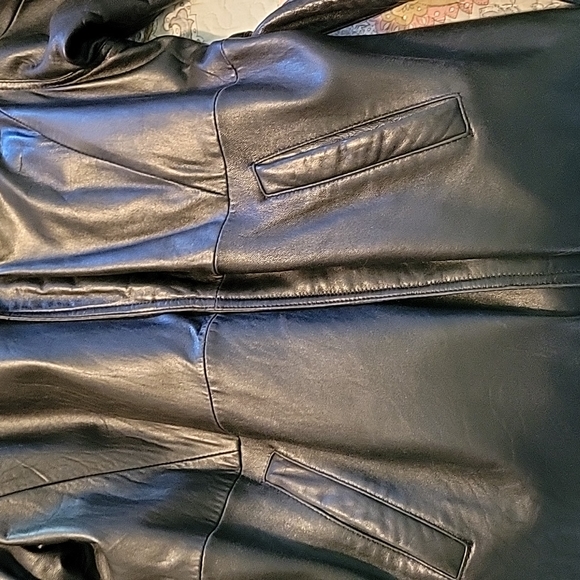 Iou | Jackets & Coats | Mens Full Length Leather Coat | Poshmark